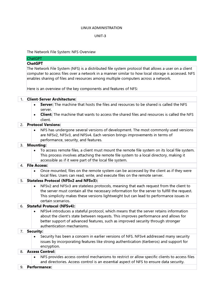 LINUX ADMINISTRATION Unit 3 Self | PDF | Security | Computer Security