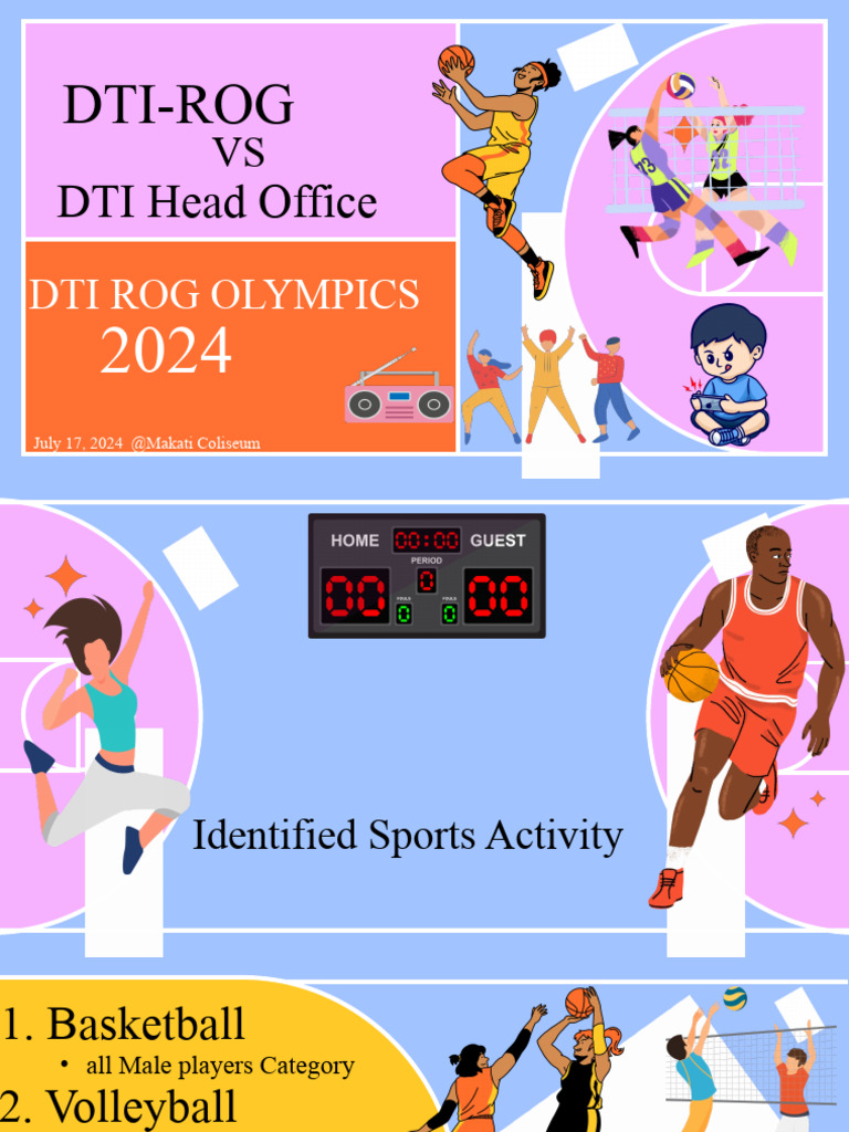 Dti Olympics 2024 | PDF | Entertainment | Sports