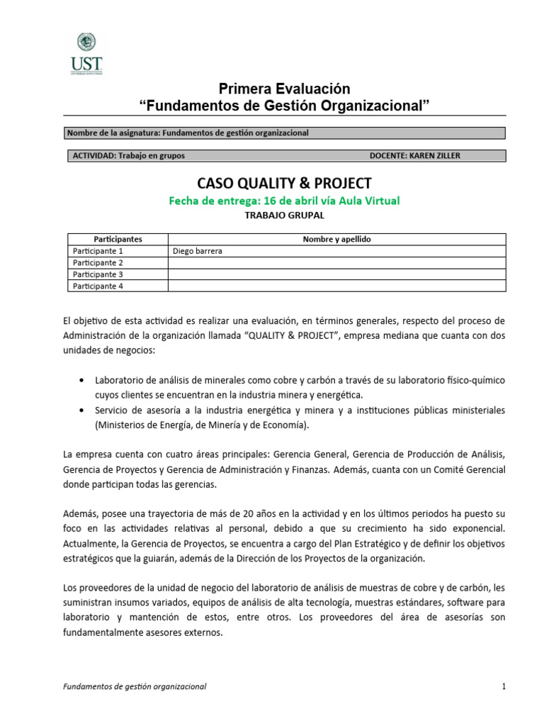 Trabajo Terminado | PDF | Business | Calidad (comercial)