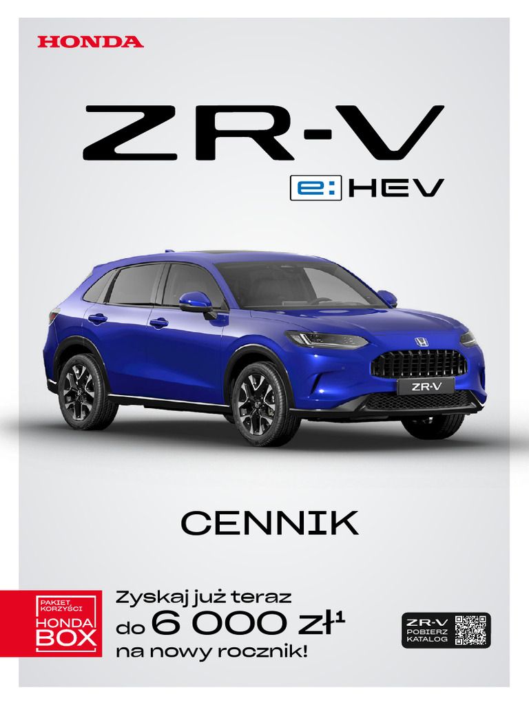 ZR-V eHEV Cennik 2024PY 02 04 2024 | PDF