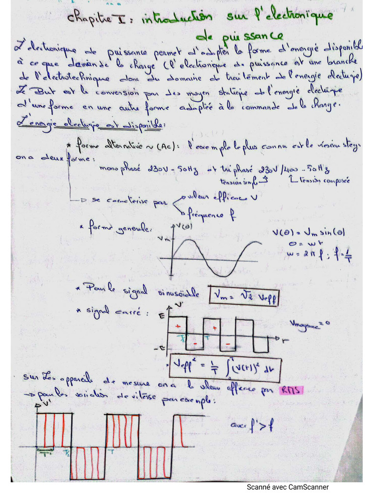 Chapitre 1 Introduction Sur Lelectronique de Puissance | PDF
