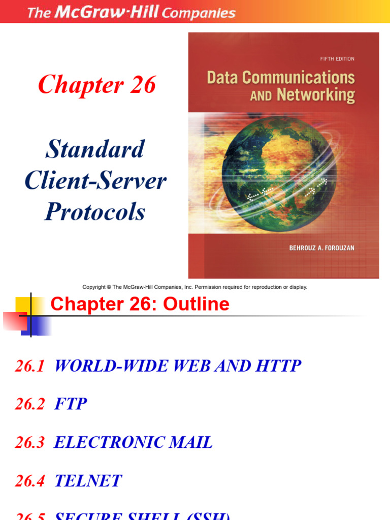Module V Part I - ch26 - 5th - Forouzon (Autosaved) | Download Free PDF | File Transfer Protocol ...