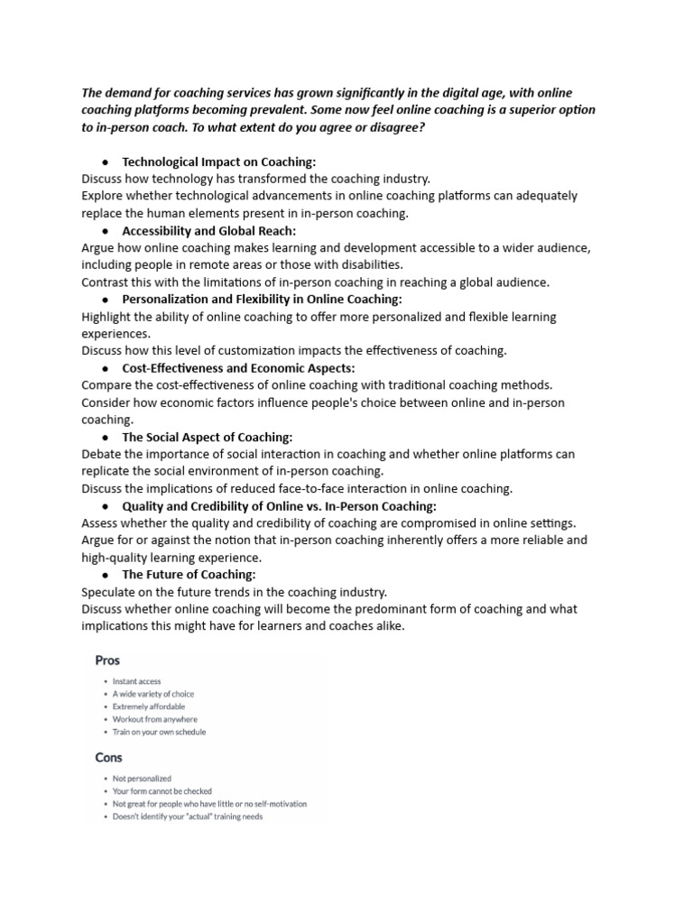 The demand for coaching services has grown significantly in the digital ...