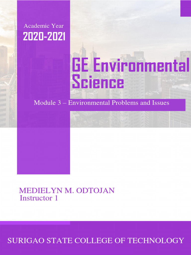 Environmental Problems and Solutions Module | PDF | Air Pollution ...
