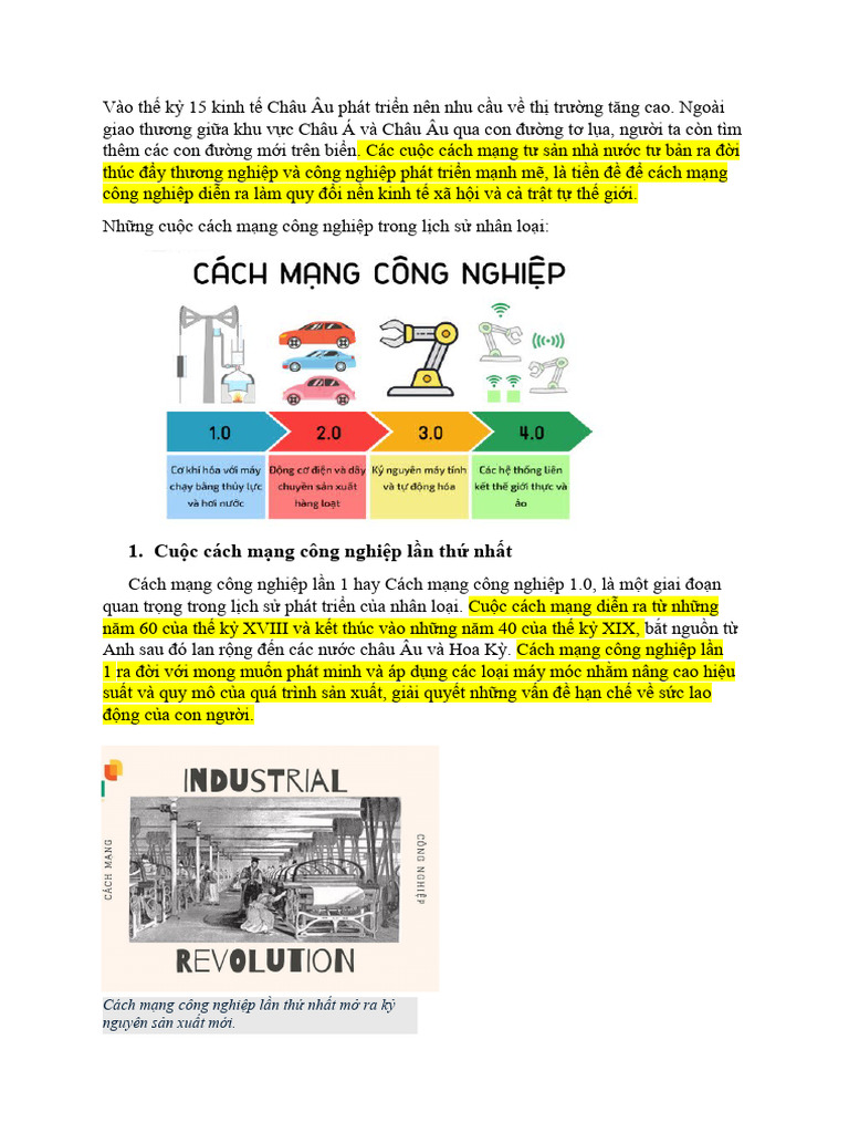 1 Cach Mang CN | PDF