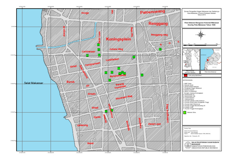 Peta Makassar 1938 (A3) | PDF