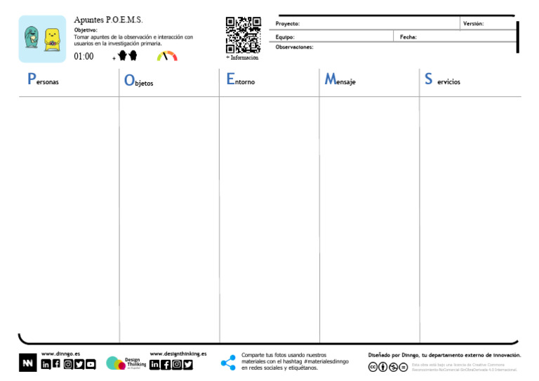 plantilla-apuntes-poems-design-thinking-en-espanol | PDF