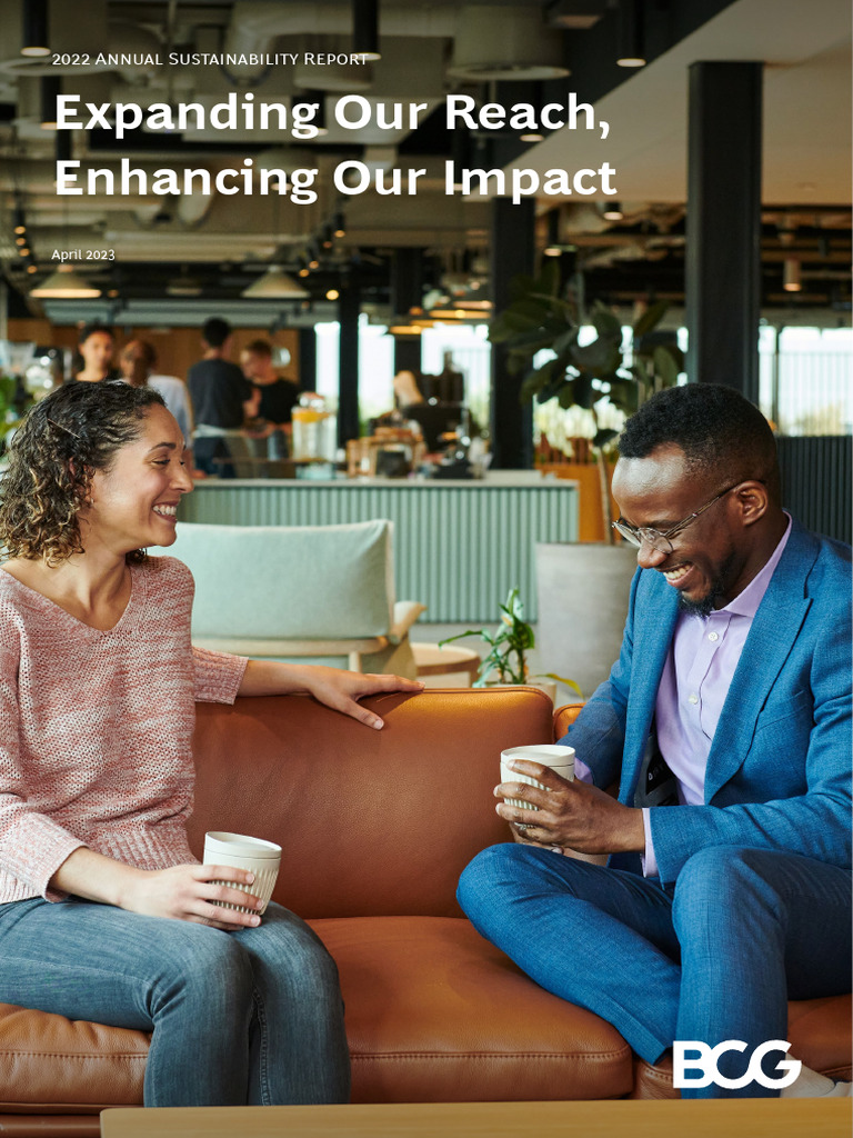 BCG 2022 Annual Sustainability Report Apr 2023 | PDF | Sustainability | Economies