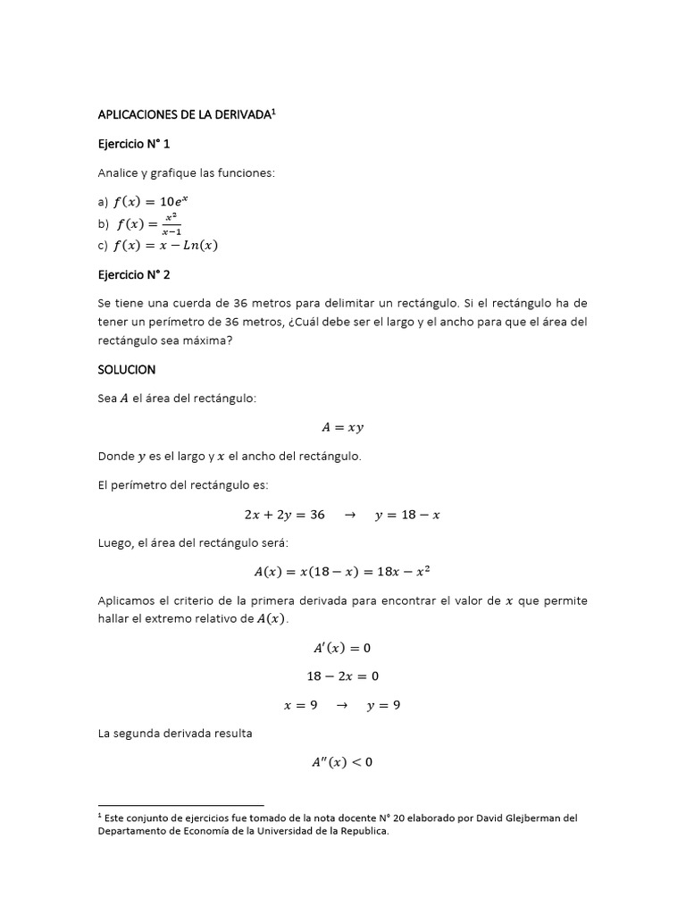 APLICACIONES DE LA DERIVADA | PDF | Elasticidad (economía) | Demanda