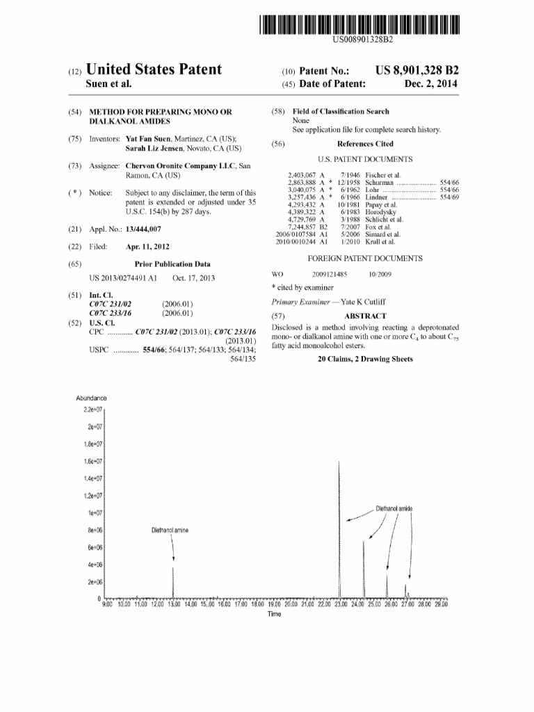 Method For Preparing Mono or Dialkanol Amides | PDF