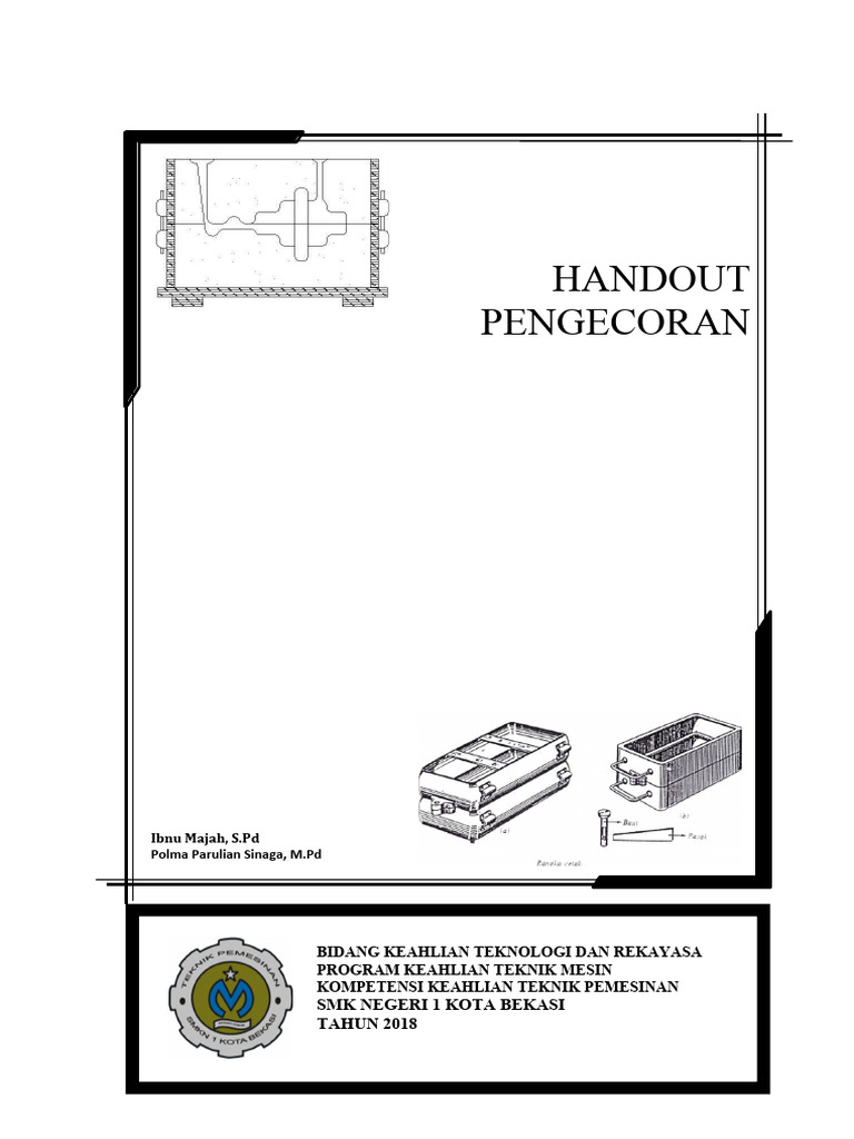 1.3. Handout Materi Teknik Pengecoran (PDTM) | PDF | Seni