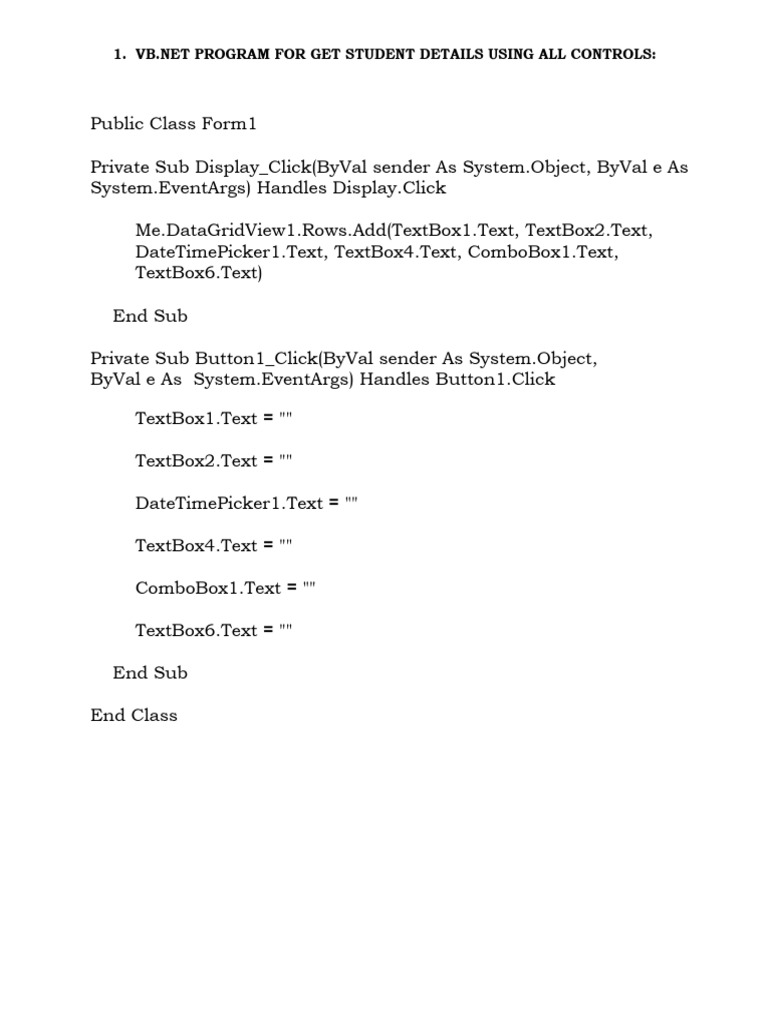 Program 1 To 3 Pdf Computer Programming Computing 