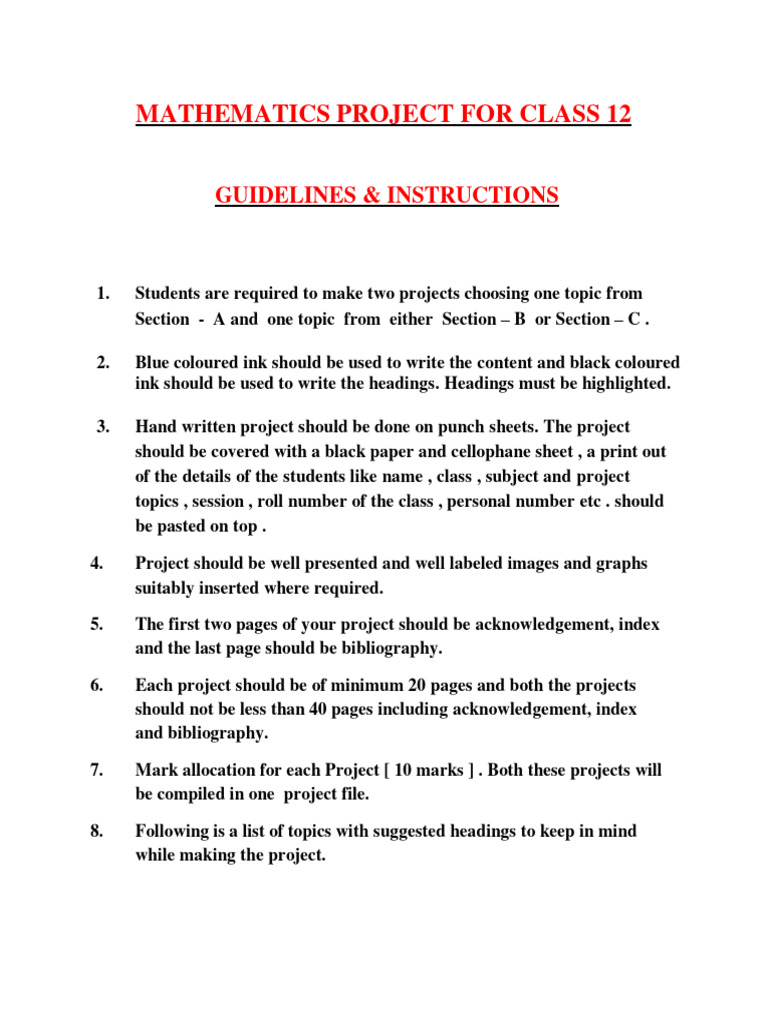 Mathematics Project For Class 12 | PDF | Function (Mathematics ...