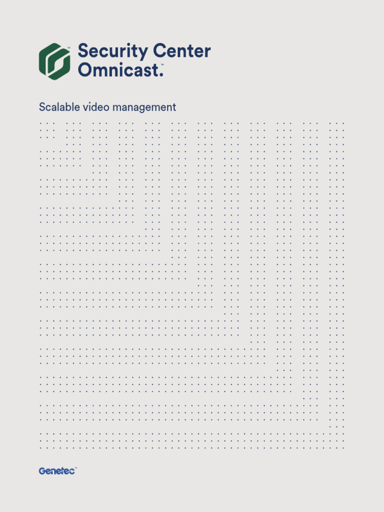 Security Center Omnicast | PDF | Computer Security | Security