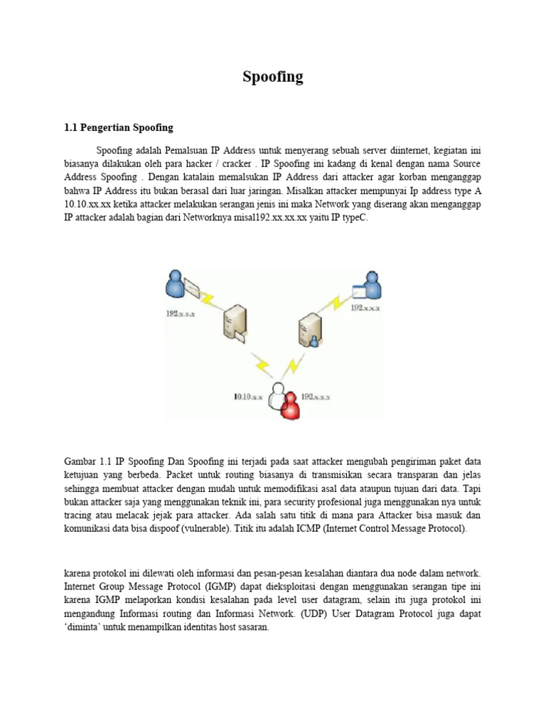 Materi Spoofing | PDF | Hukum | Teknologi & Rekayasa