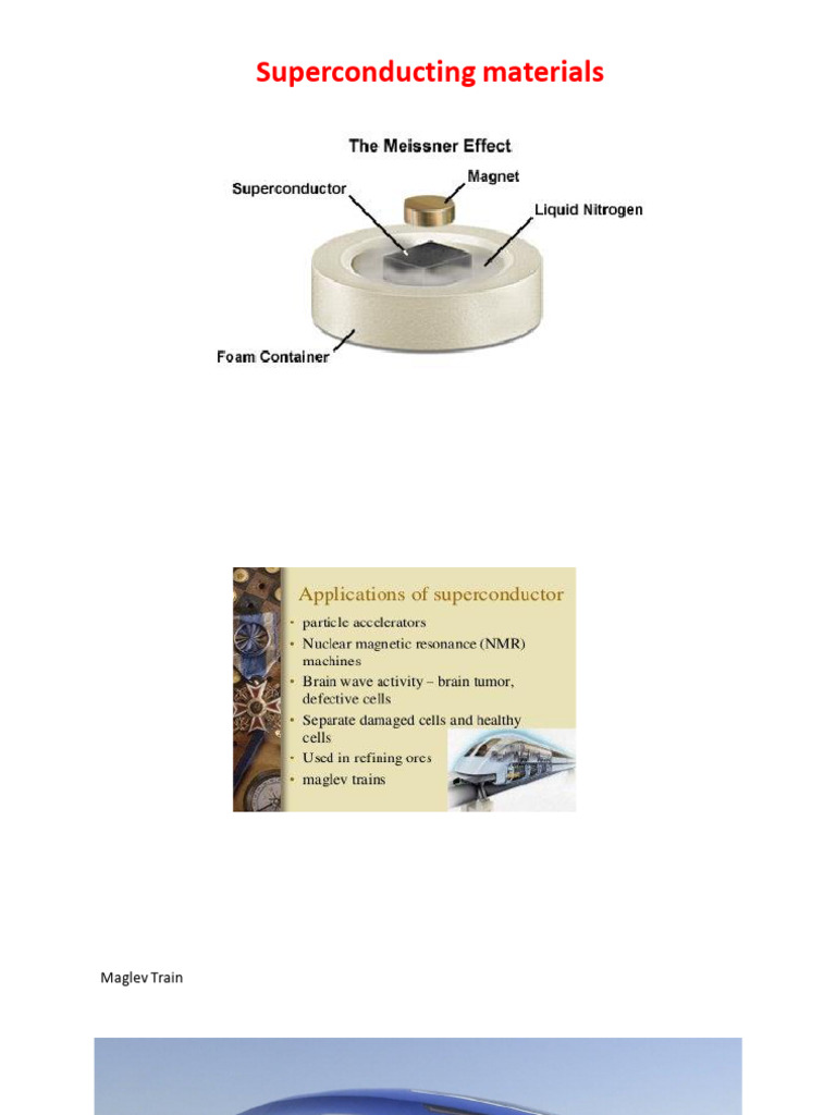 Unit 5 Superconducting Materials | PDF | Superconductivity | Physical Sciences