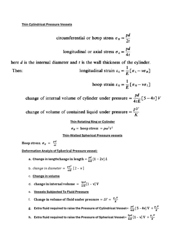 MMTformula | PDF | Solid Mechanics | Applied And Interdisciplinary Physics