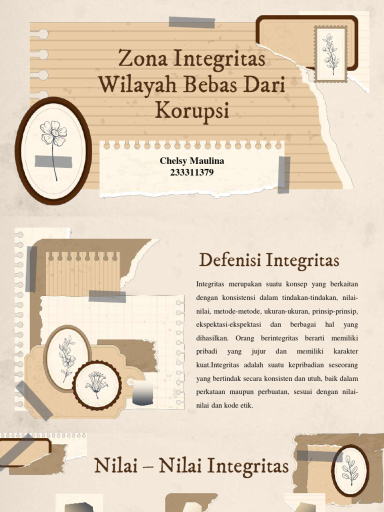 Pedoman Zona Integritas WBK/WBBM | PDF