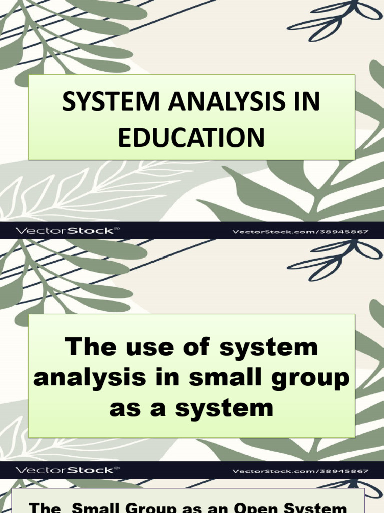 System Analysis | PDF | System | Feedback