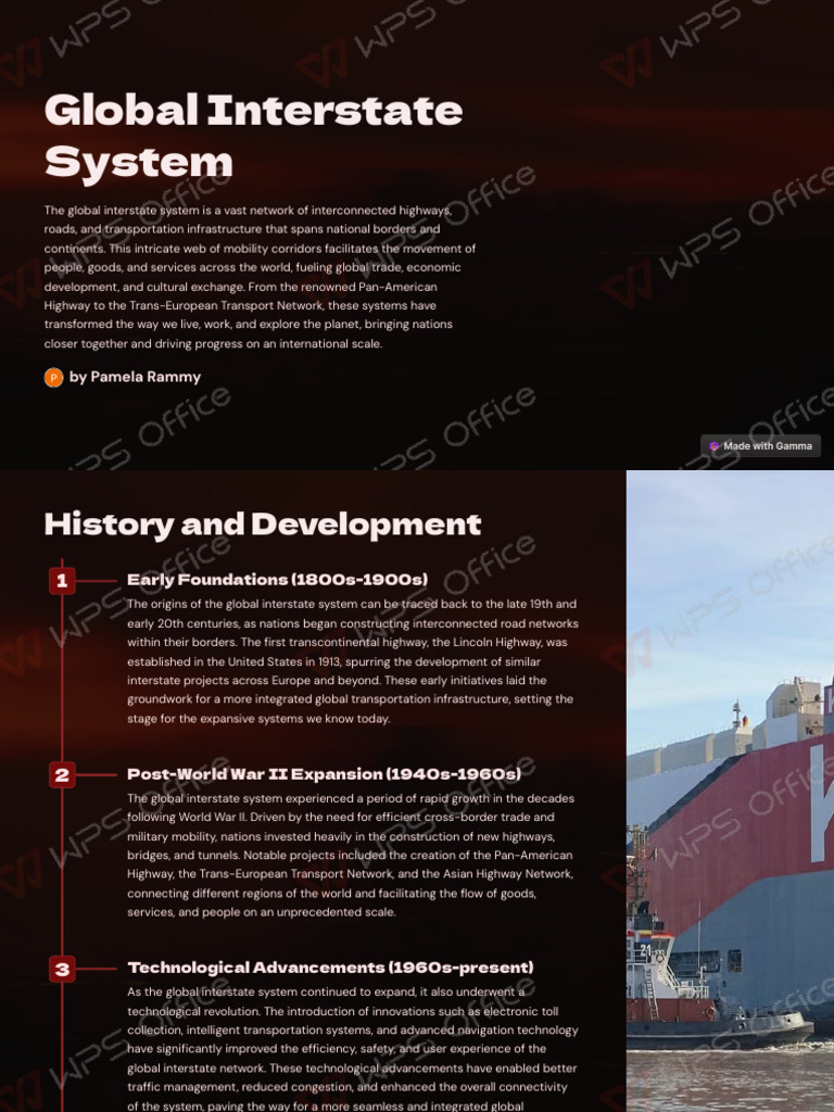 Global Interstate System | PDF | Transport | Public–Private Partnership