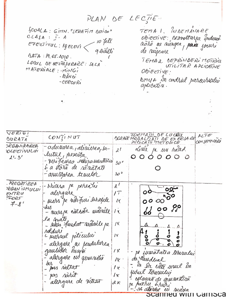 Plan Lectie 4 | PDF