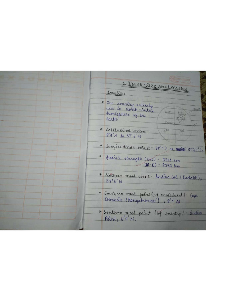 Geo Class 9 Chapter 1 | PDF