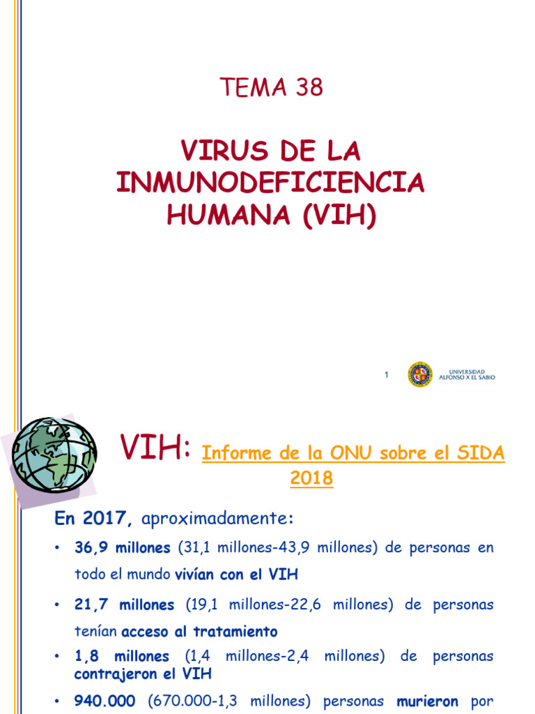 Tema 38 | PDF | VIH | Virus