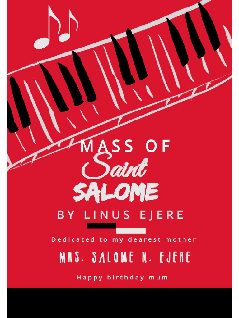 Mass of Saint Salome | PDF