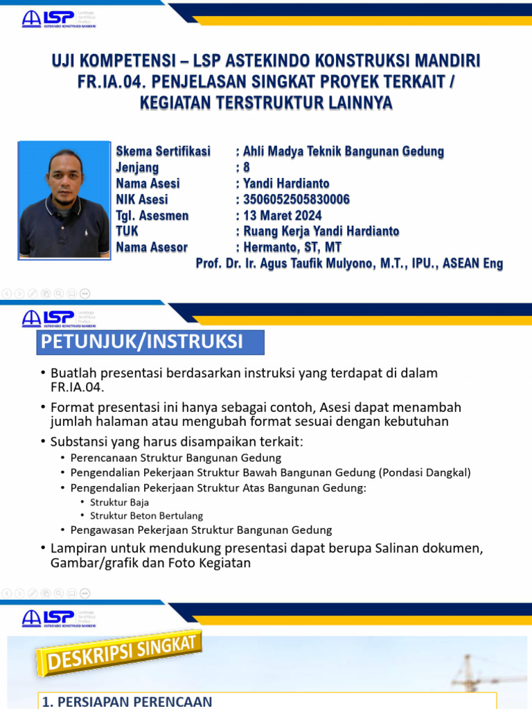 Materi SKK Gedung - Yandi | PDF