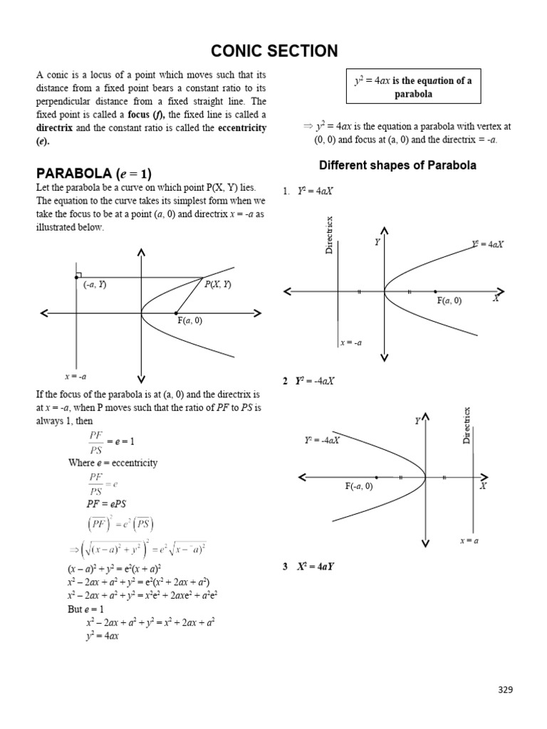 Chapt 11 - Conic Section-1 | PDF | Euclid | Differential Geometry