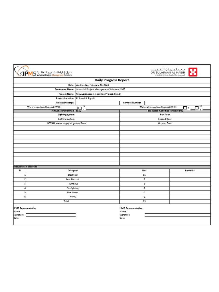 DPR Ipms HMG 28 Feb 24 | Download Free PDF | Building Engineering ...