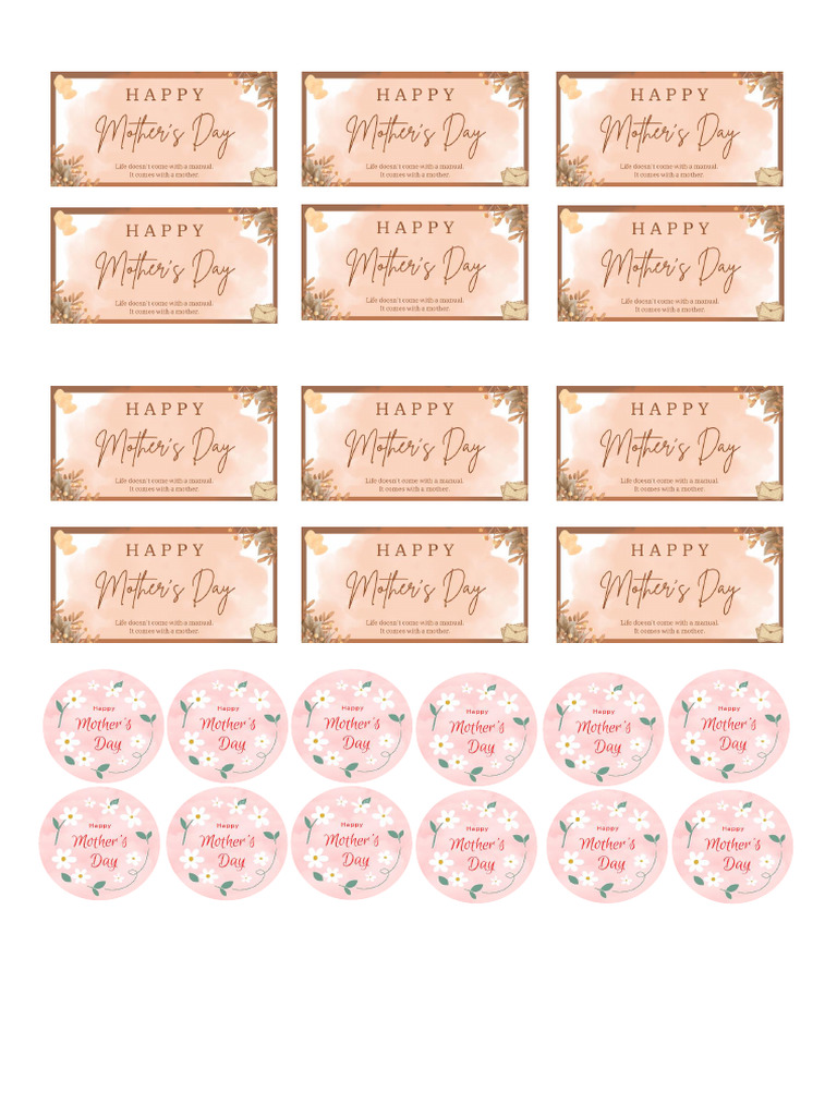 Happy Mothers Day | PDF