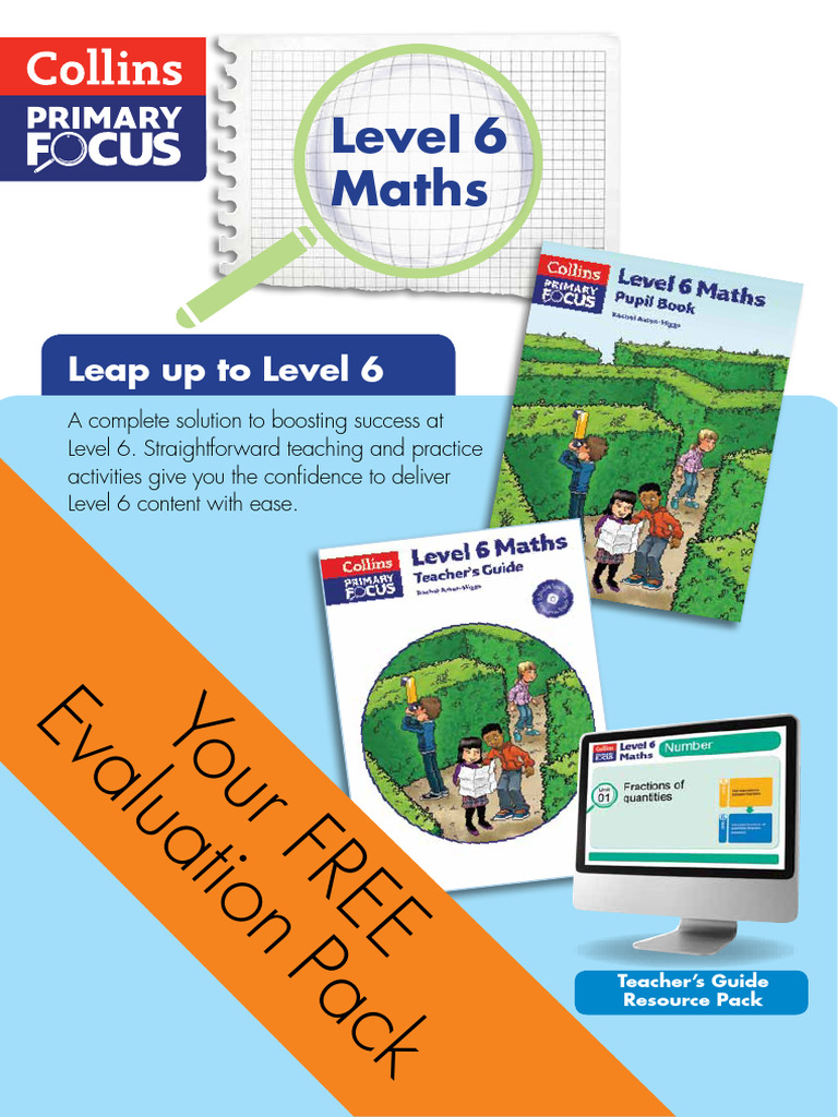 Level 6 Maths Eval Pack | PDF | Educational Personnel | Teaching