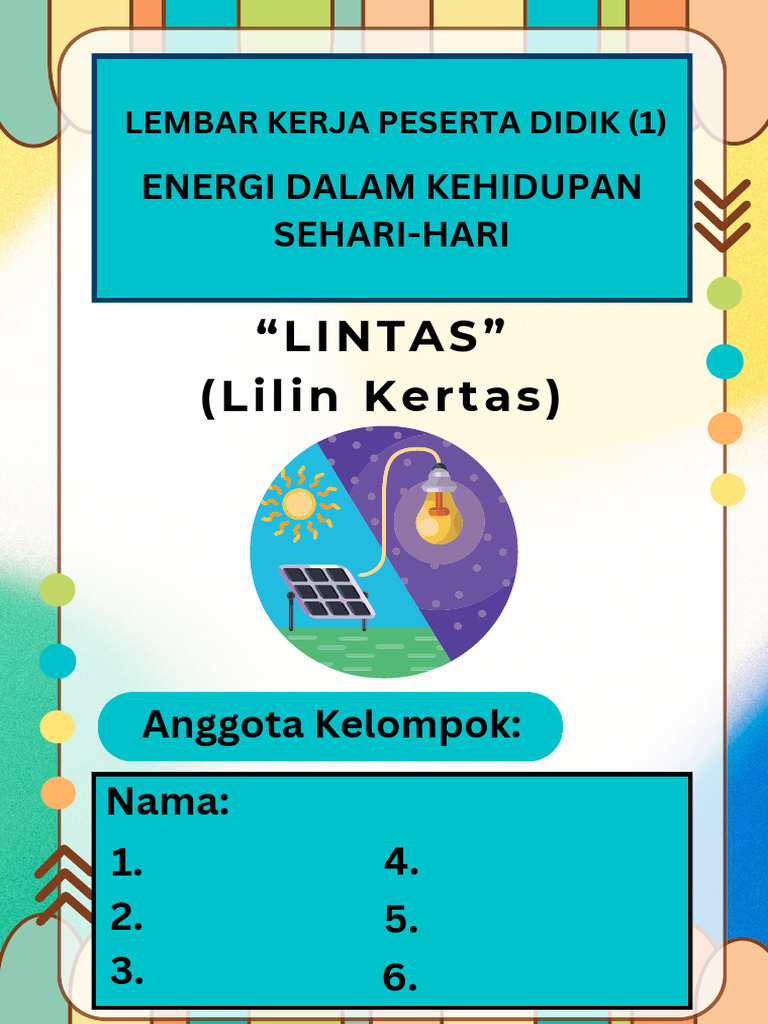 Colorful Happy Students Border Design | PDF