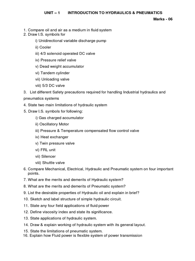 IHP - Chapterwise Que Bank VBU | PDF | Valve | Pump