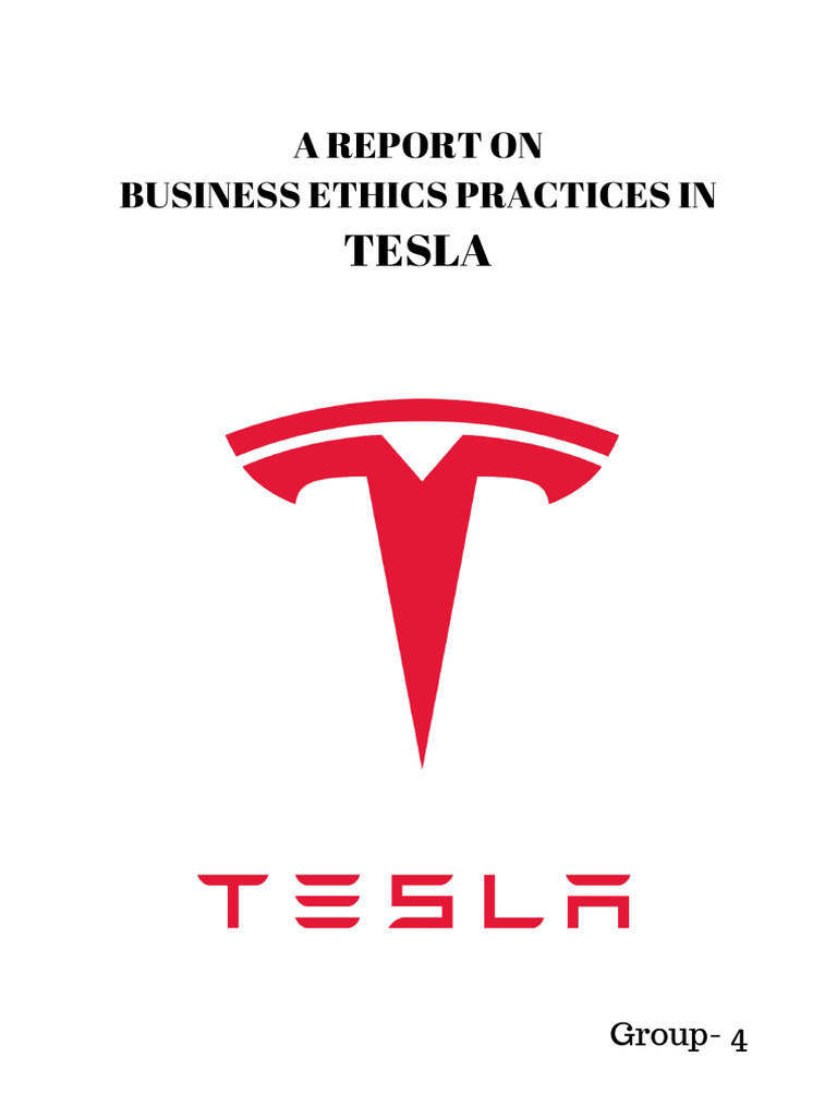 Tesla: A Report On Business Ethics Practices in | PDF | Elon Musk ...
