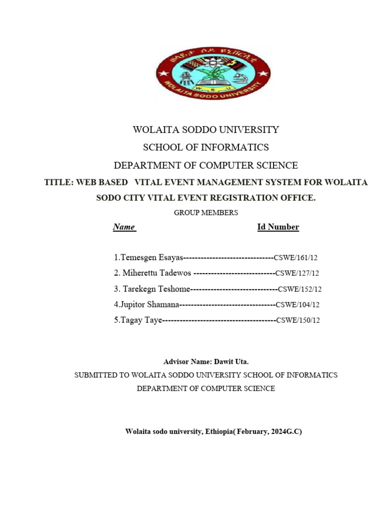 Vital - Events - Management System | PDF | Software Testing | Use Case