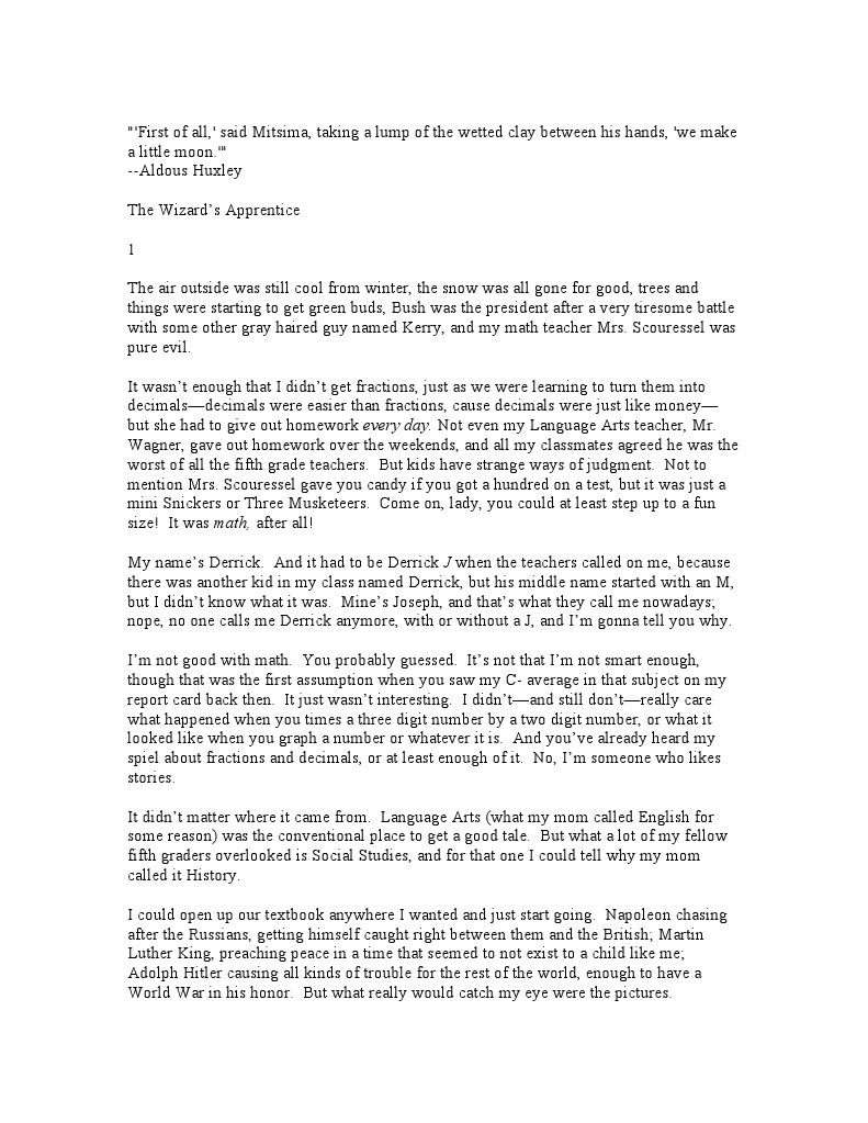 The Wizard's Apprentice | PDF | Nature