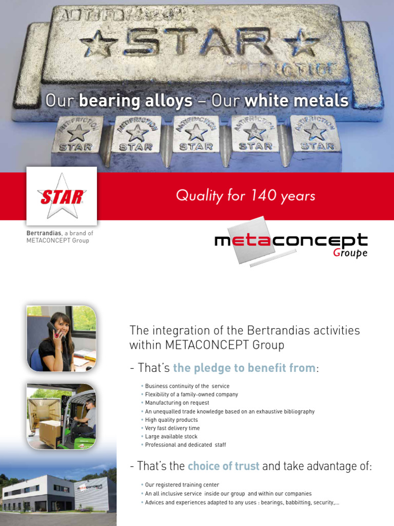 STAR® Bearing Alloys | Download Free PDF | Metals | Alloy