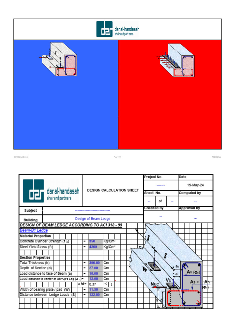 ACI Beam Ledge | PDF | Beam (Structure) | Structural Engineering