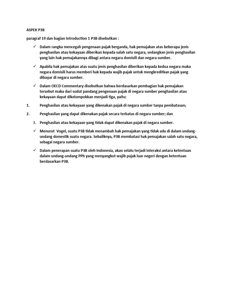 ASPEK P3B Lainnya | PDF