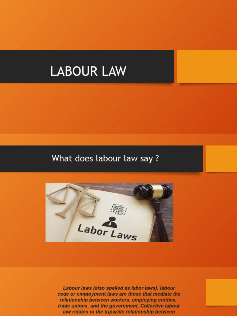 Labour Law | PDF | Labour Law | Labor