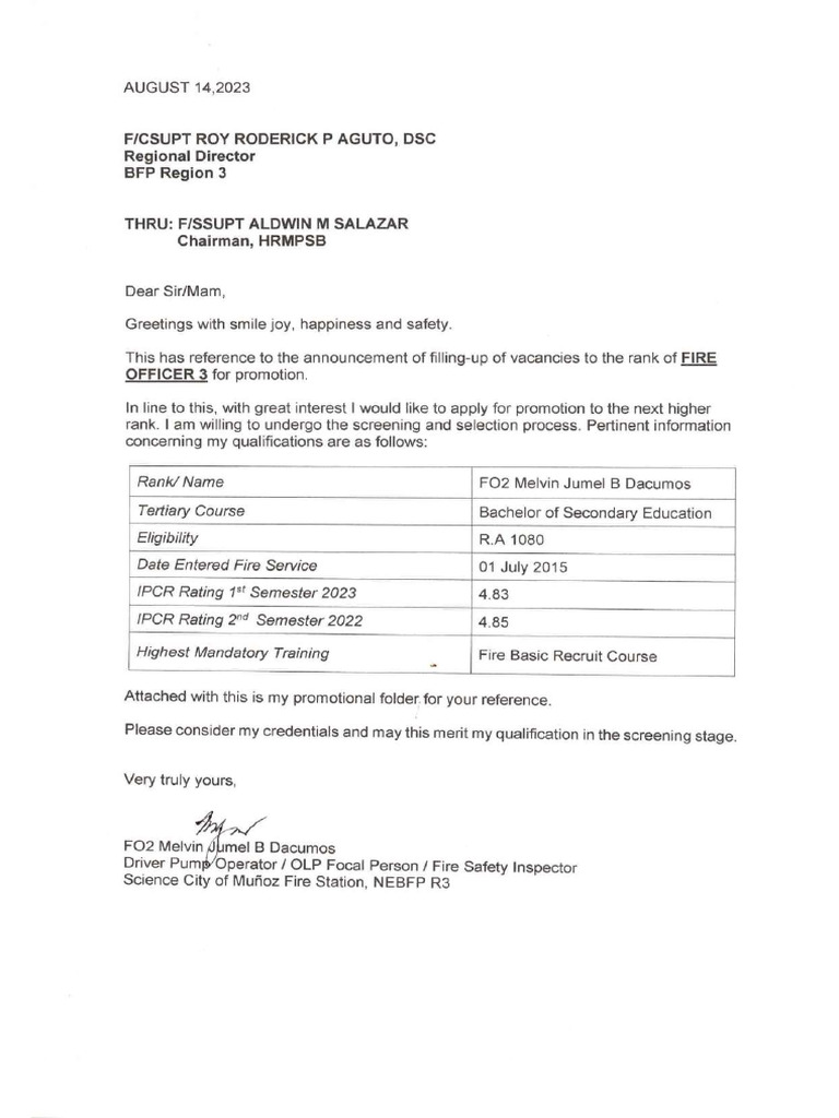 Dacumos Letter of Intent | PDF