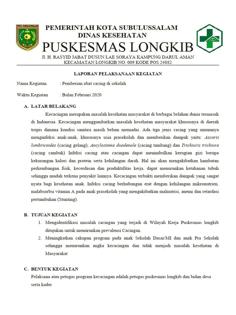 Lap Kegiatan Ppom | PDF