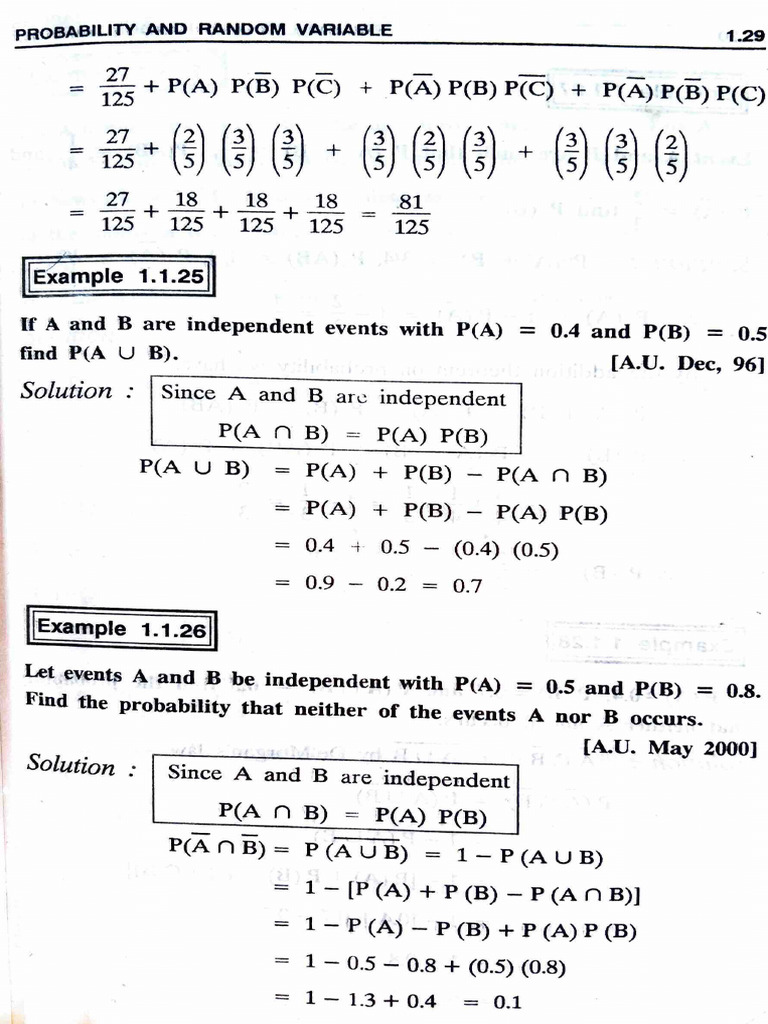 Probability Problems | PDF | Probability And Statistics | Mathematics