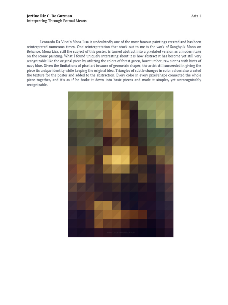 Modern Mona Lisa | PDF