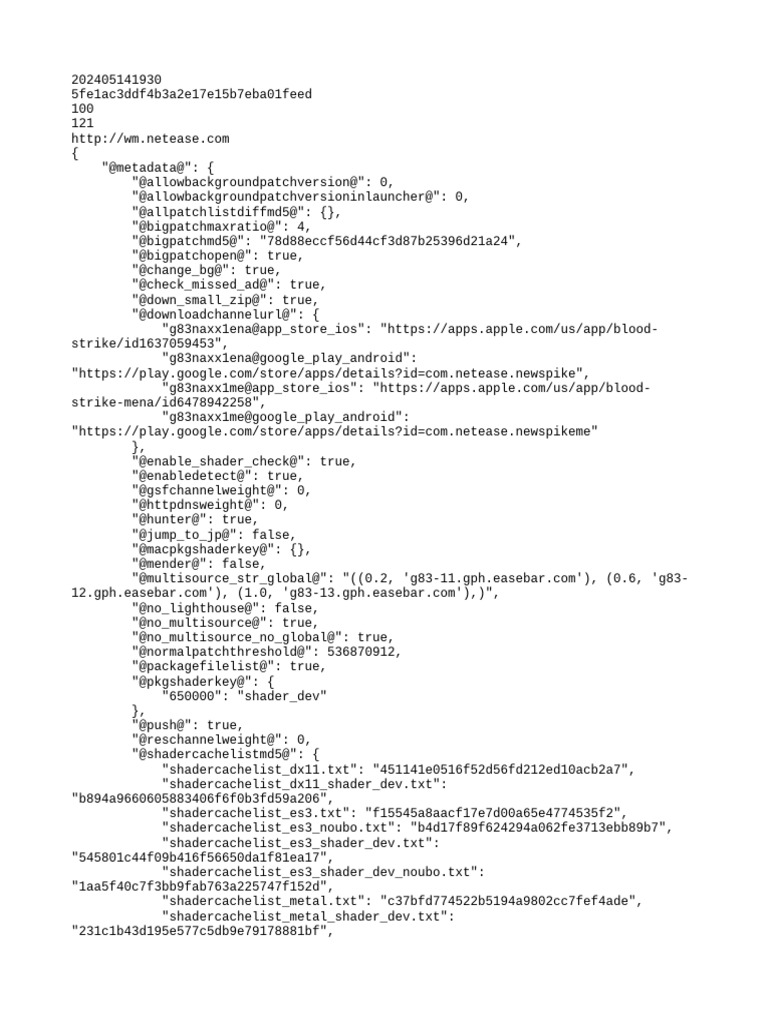 Game Patch Metadata Overview | PDF | Computers | Technology & Engineering