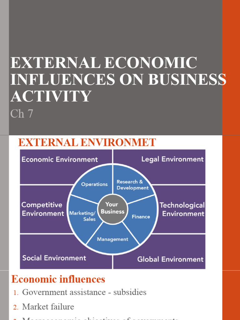 CH 7 External Economic Influences On Business Activity | PDF | Currency ...