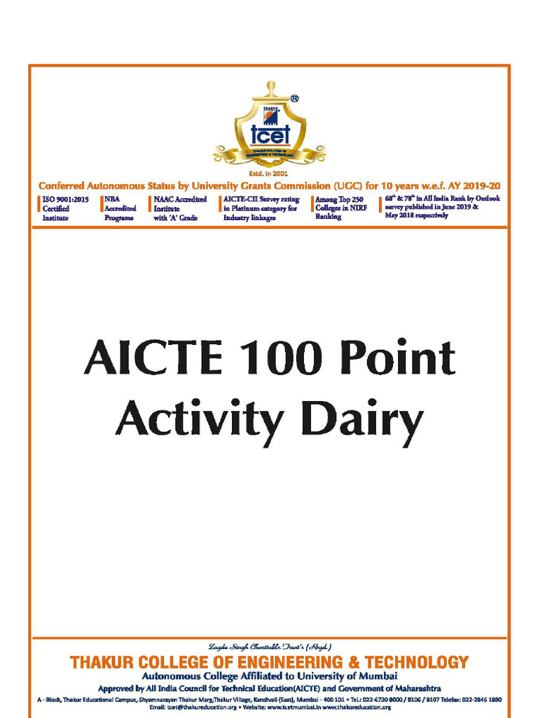 100 Point Activity Be Mechb 11 | PDF | Project Based Learning