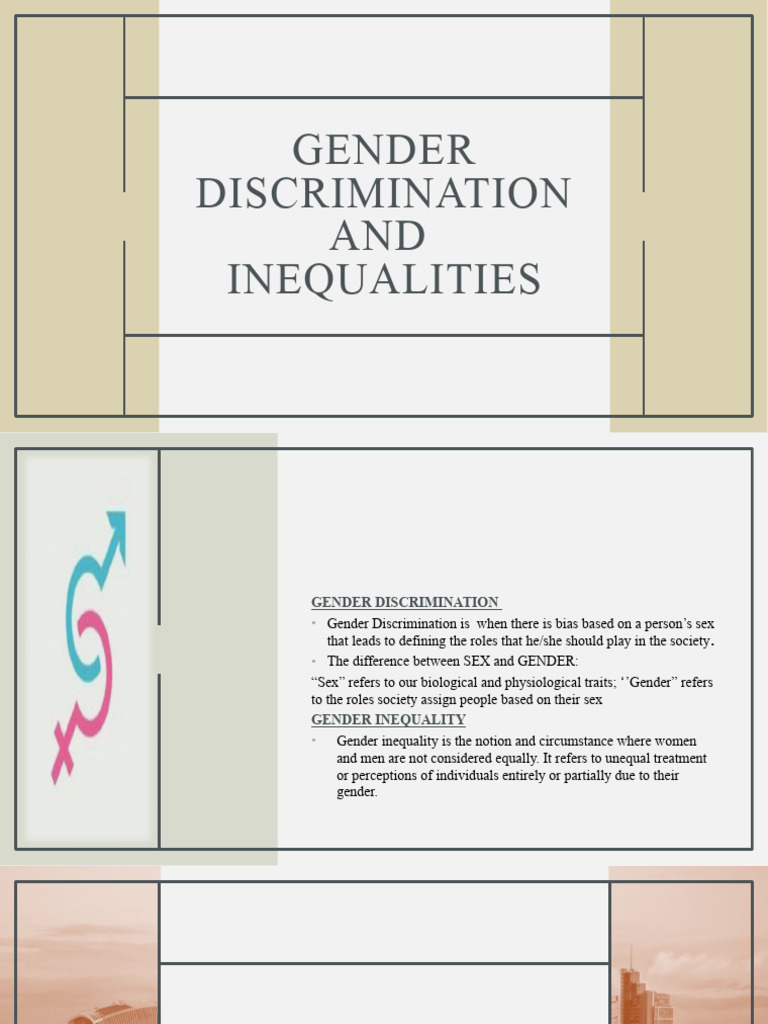 Gender Discrimination and Inequalities | PDF | Woman | Gender Studies